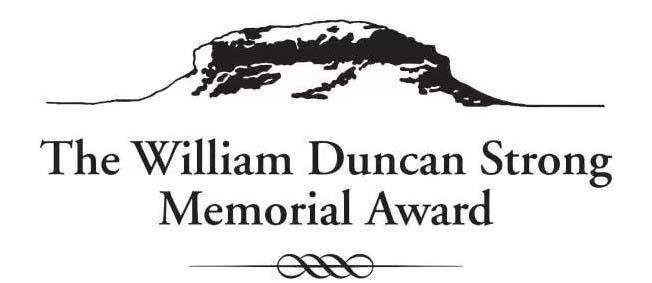 William Duncan Strong Memorial Award | Nebraska Archaeology
